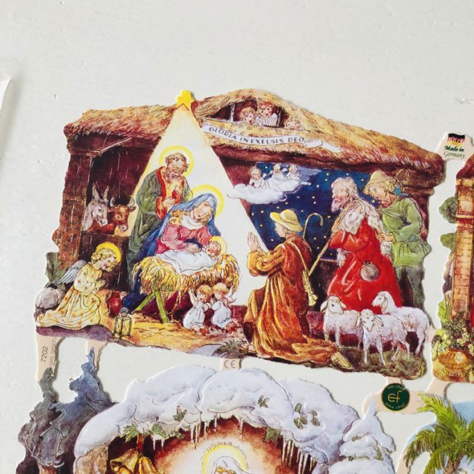 Bokmärken Jul Krubba Religiösa Rektangulära - LillaFilur.se